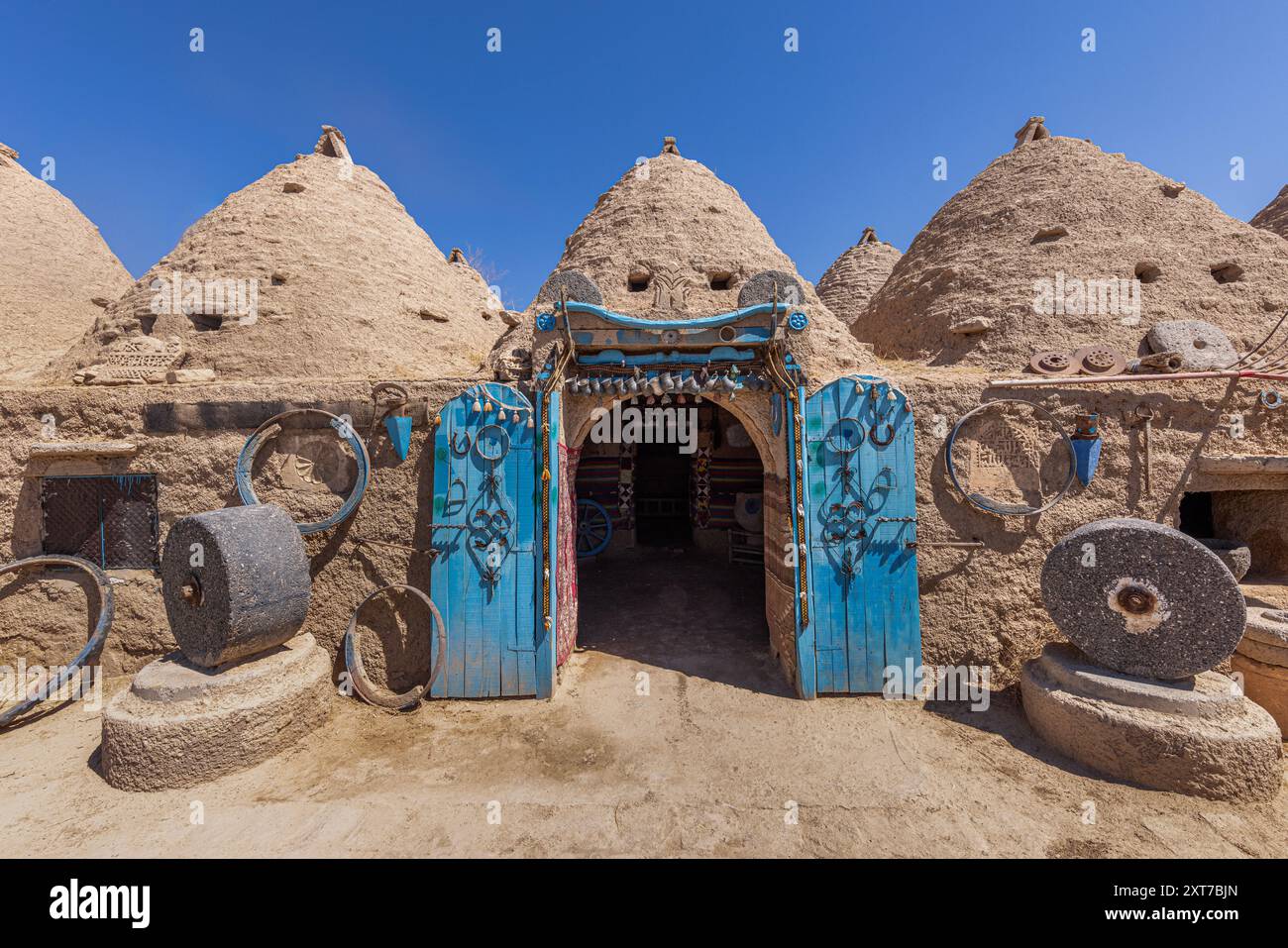 Traditional conical houses of Harran, Sanliurfa, Turkey. Traditional ...