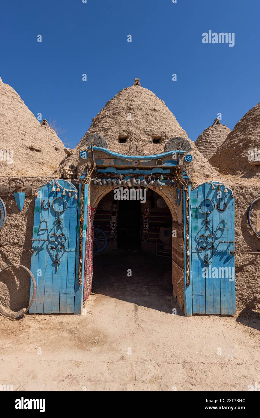 Traditional conical houses of Harran, Sanliurfa, Turkey. Traditional ...