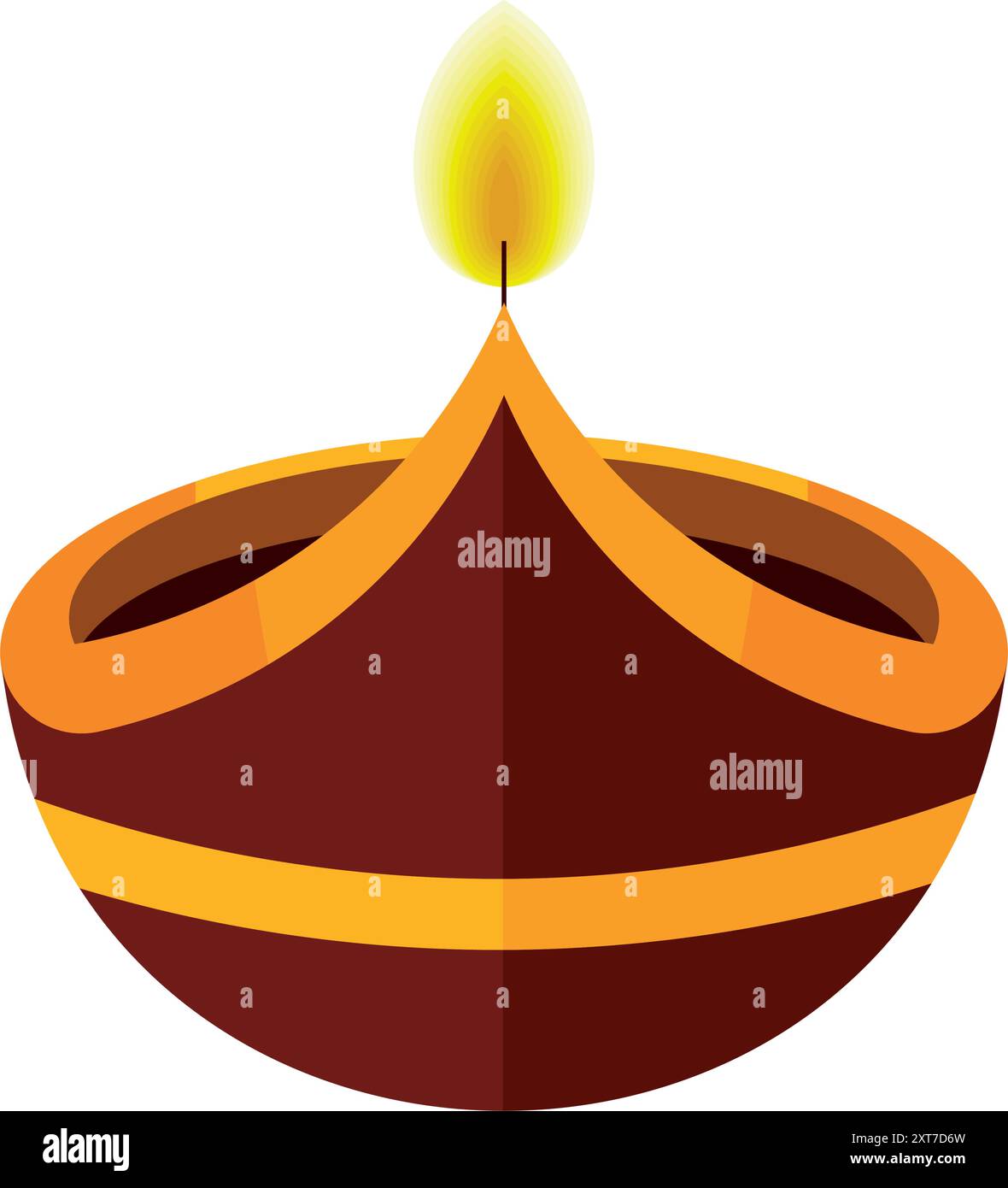 Traditional clay lamp Stock Vector Images - Alamy