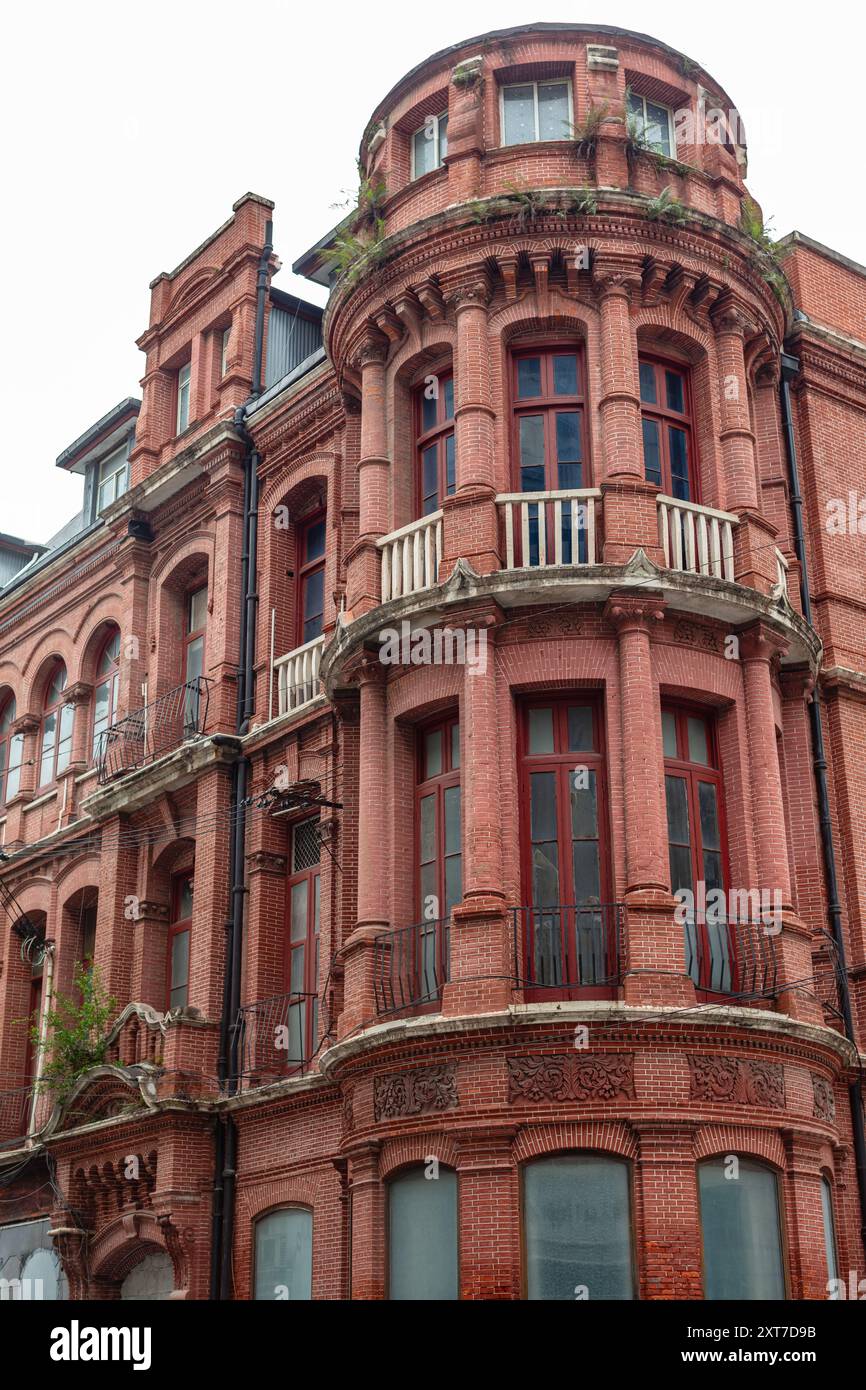 The Bund historical district, Shanghai, China. Architectural details ...