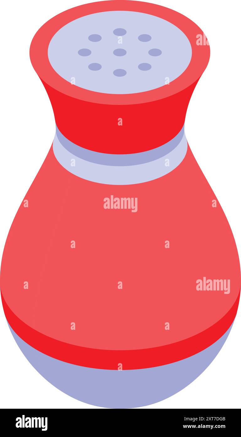 White salt shaker standing Stock Vector Images - Alamy