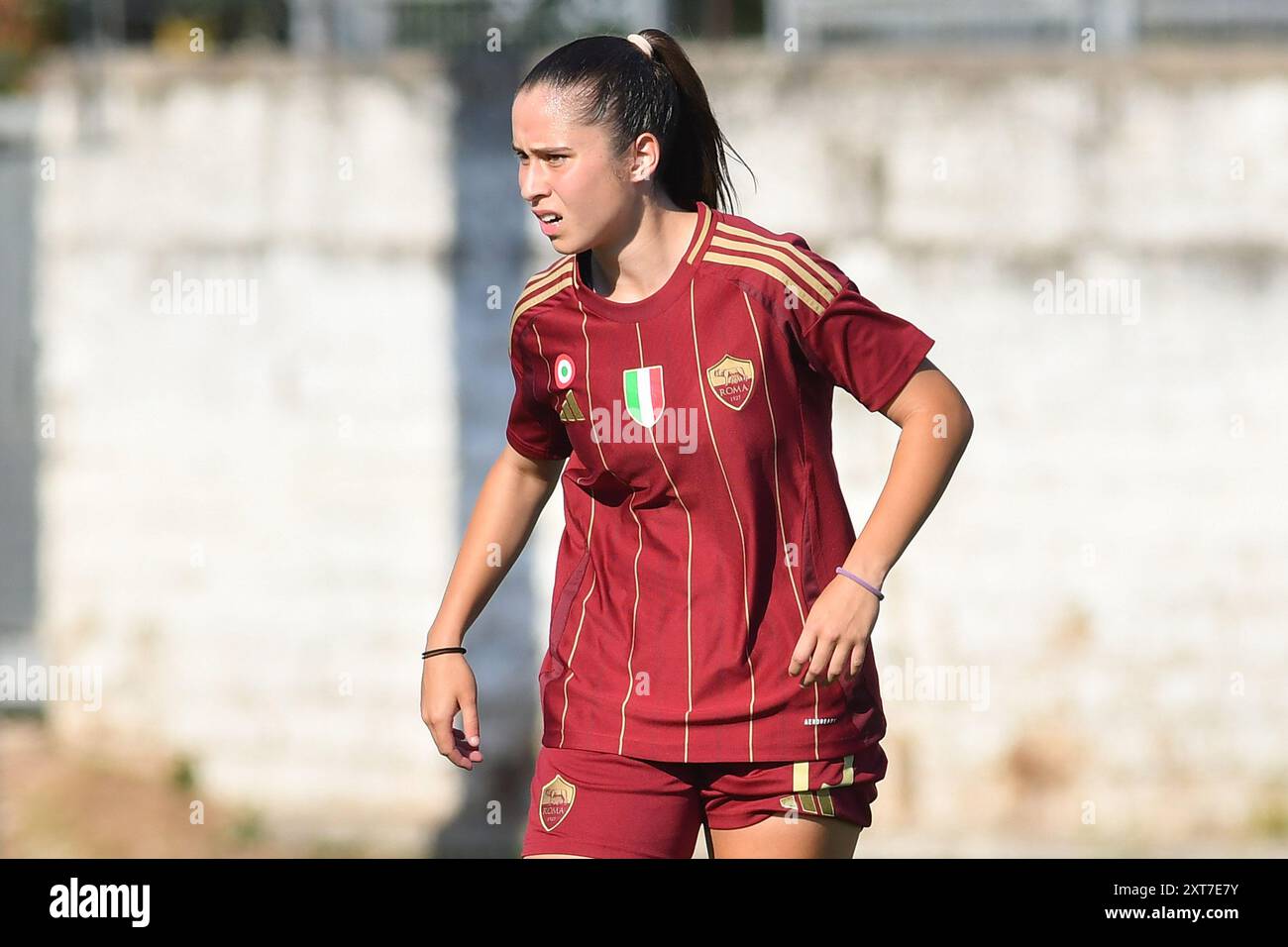 Cisterna Di Latina, Italy. 13th Aug, 2024. Giulia Dragoni of AS Roma ...