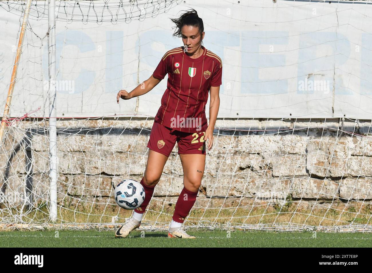 Cisterna Di Latina, Italy. 13th Aug, 2024. Maria Teresa Pandini of AS ...