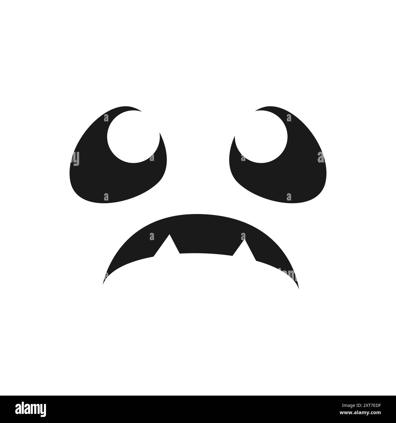 Jack O Lantern Monster Face Halloween Pumpkin Icon. Cute Funny Evil ...