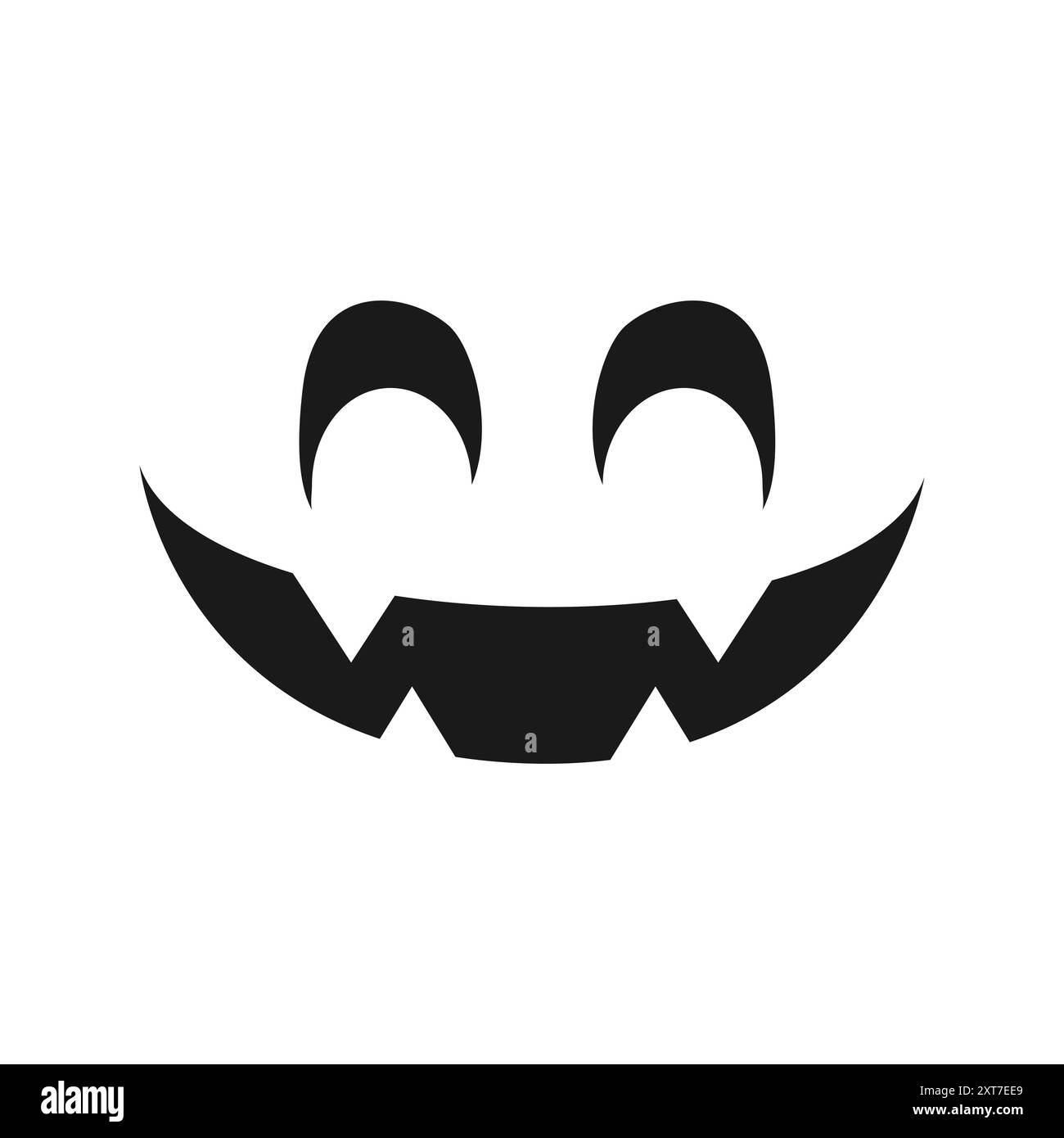 Halloween Monster Face Templates Happy Halloween. Monster Icon Set