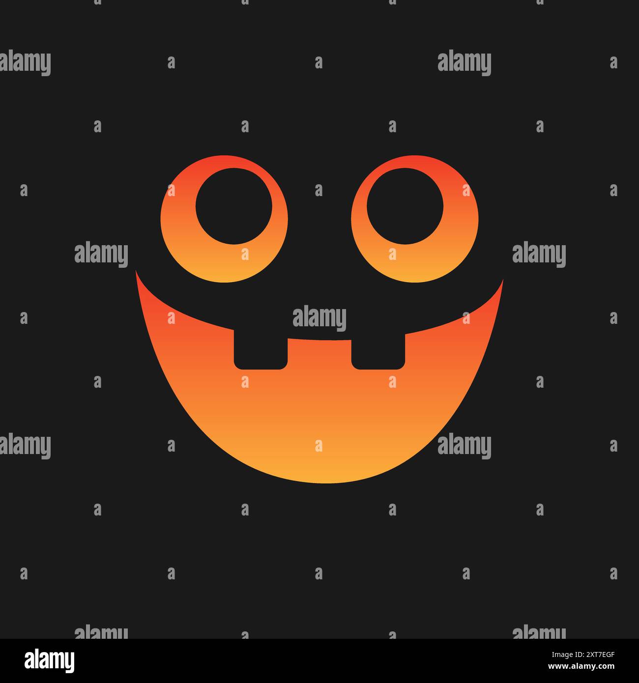 Jack O Lantern Face Halloween Pumpkin Icon. Cute Funny Evil Face ...