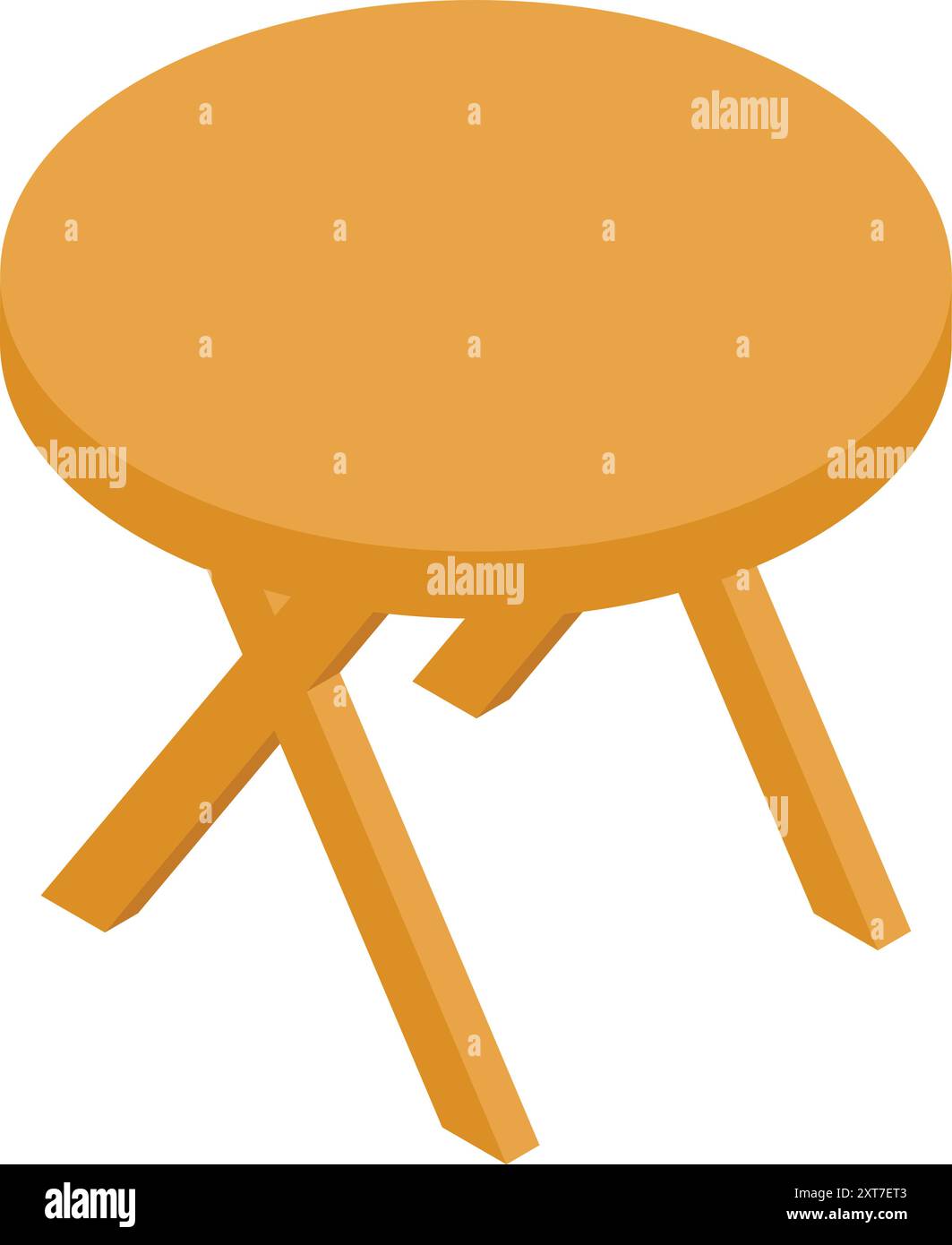 Wooden dining table legs isolated Stock Vector Images - Alamy