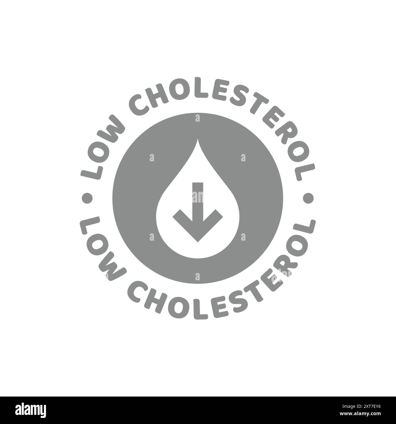 Low cholesterol vector label. Nutrition, food and healthy eating Stock ...