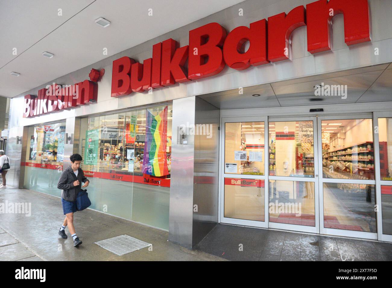 Toronto, ON, Canada – April 22, 2024: View at sign of a Bulk Barn store ...