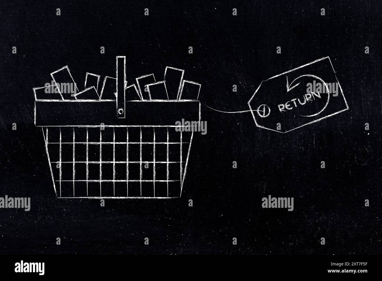 products getting returned and customer rights concept, Return price ...
