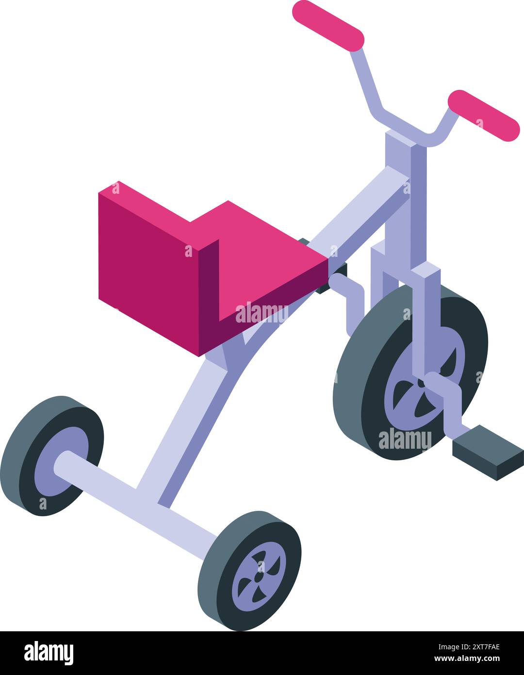 Happy toddler riding bicycle Stock Vector Images - Alamy