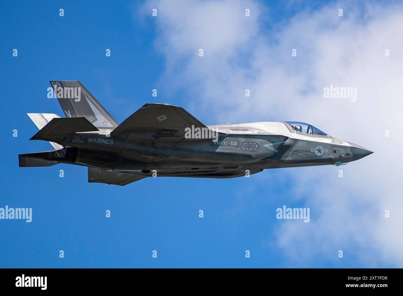 August 10, 2024: The U.S. Marines Corps Lockheed Martin F-35B Lightning ...
