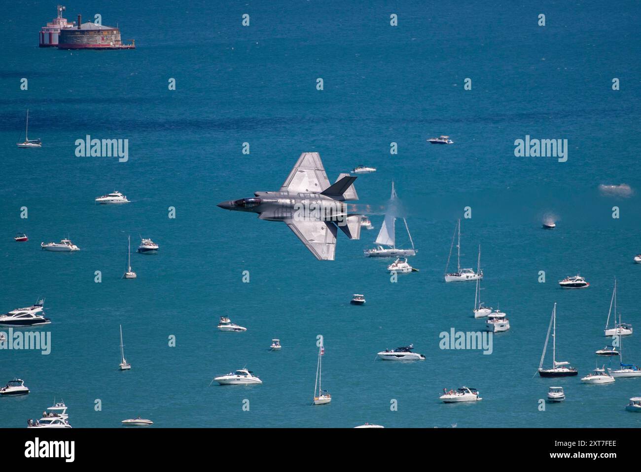 August 10, 2024: The U.S. Navy Lockheed Martin F-35C Lightning II ...