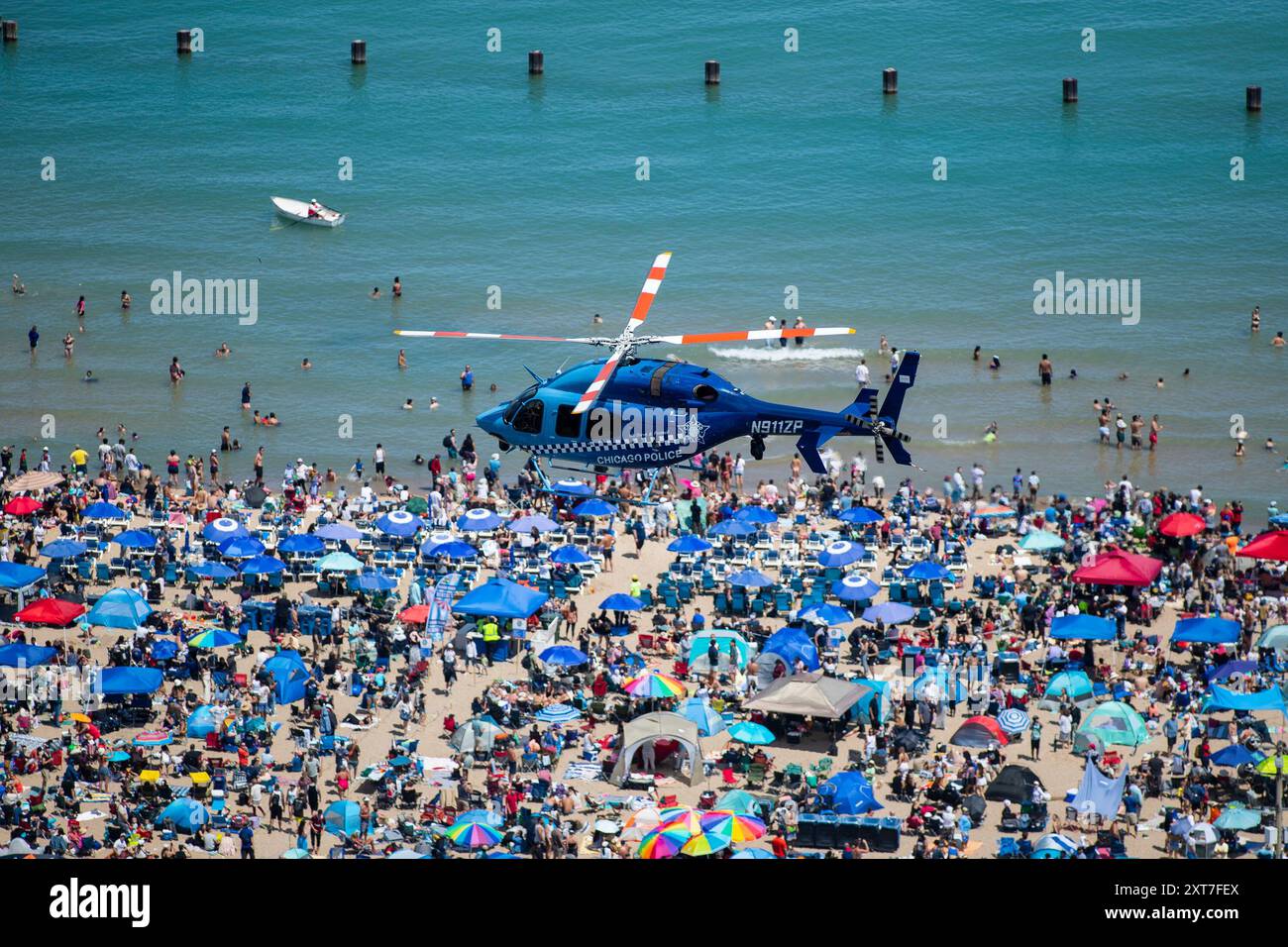 August 10, 2024: The Chicago Police Department's brand new Bell 429 ...