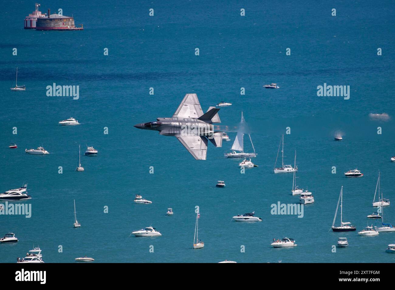 August 10, 2024: The U.S. Navy Lockheed Martin F-35C Lightning II ...