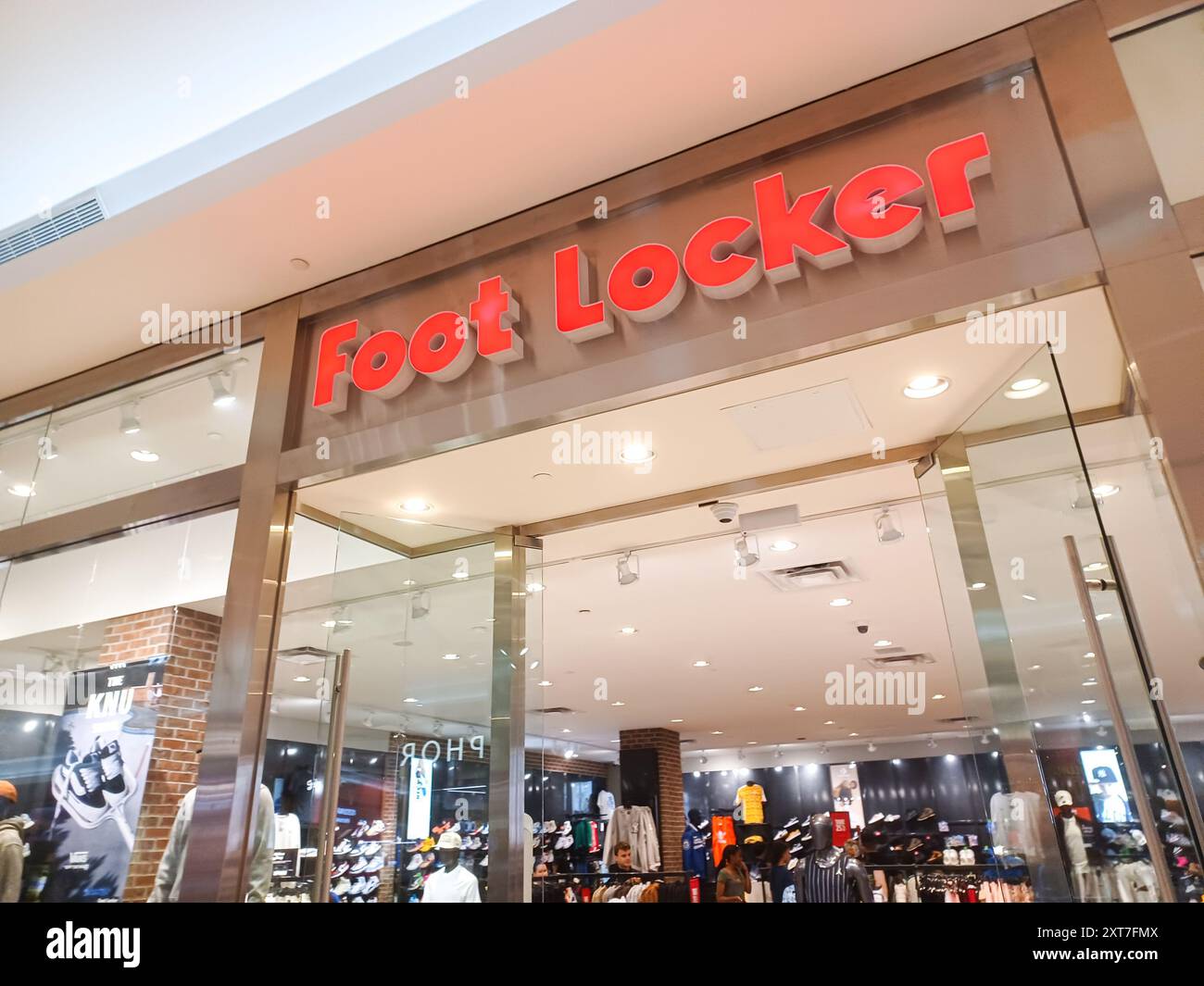 Toronto, ON, Canada – August 3, 2024: View at the Foot Locker company ...