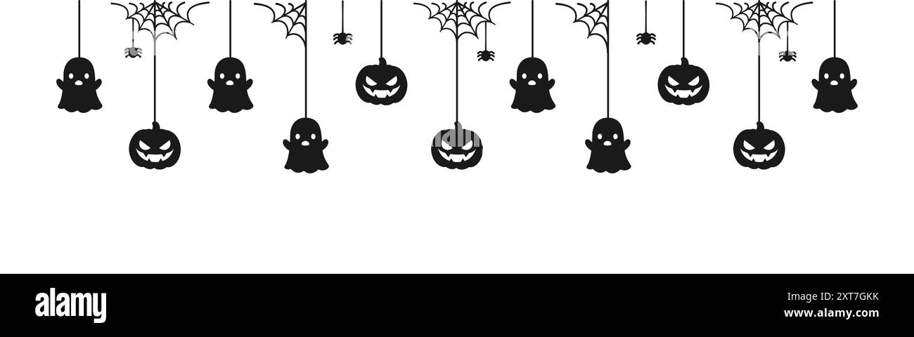 Halloween Banner Clip Art Happy Halloween Banner With Terrible