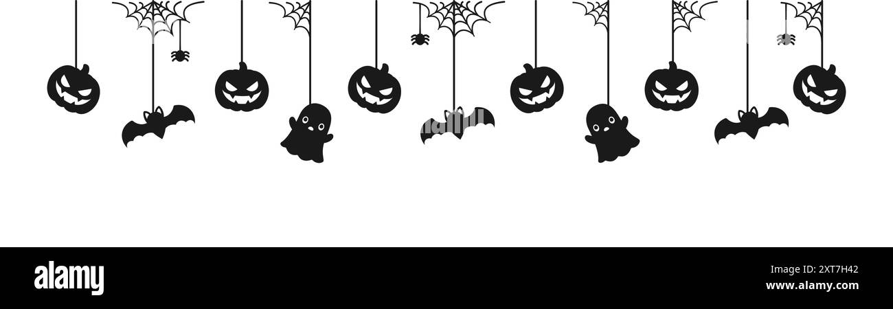 Happy Halloween Banner Clip Art