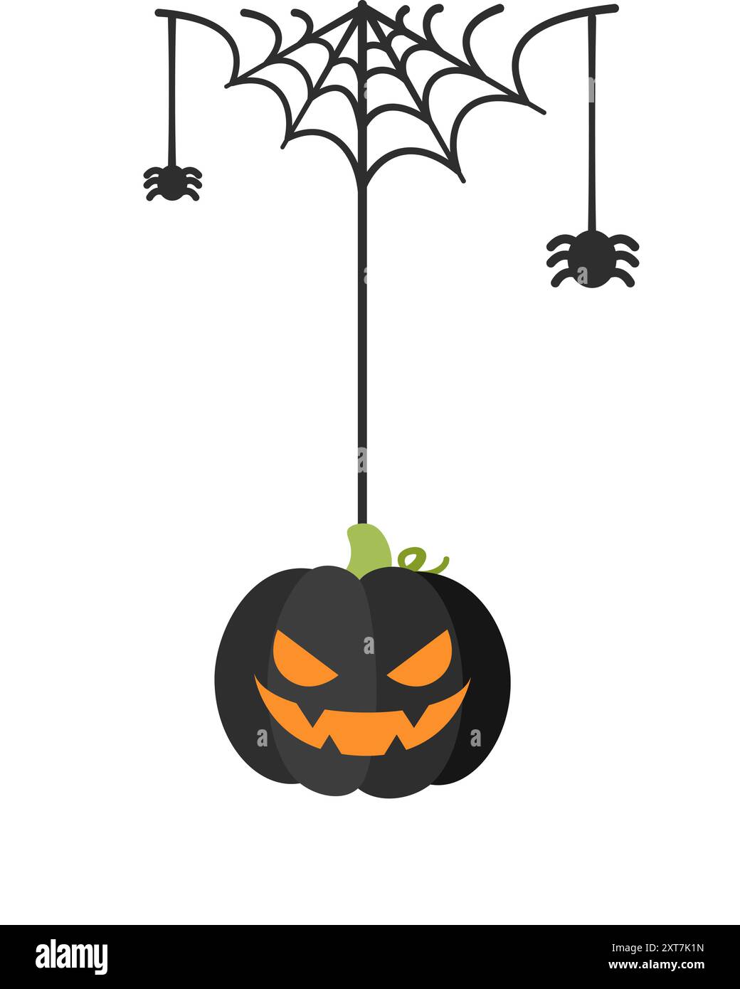 Pumpkin hanging Stock Vector Images - Alamy