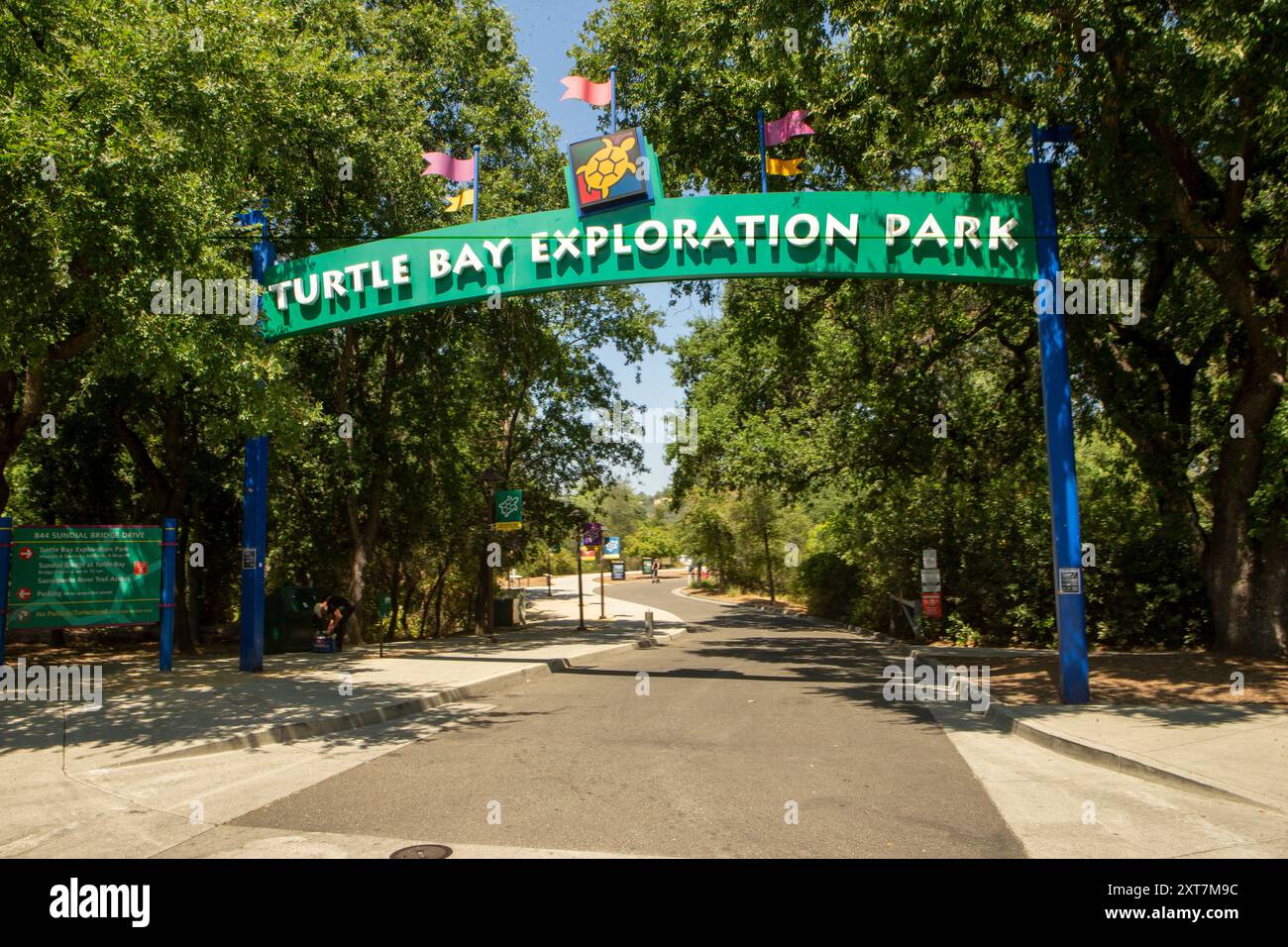 Redding, Ca, USA. 25th July, 2024. The Sundial Bridge at Turtle Bay is ...