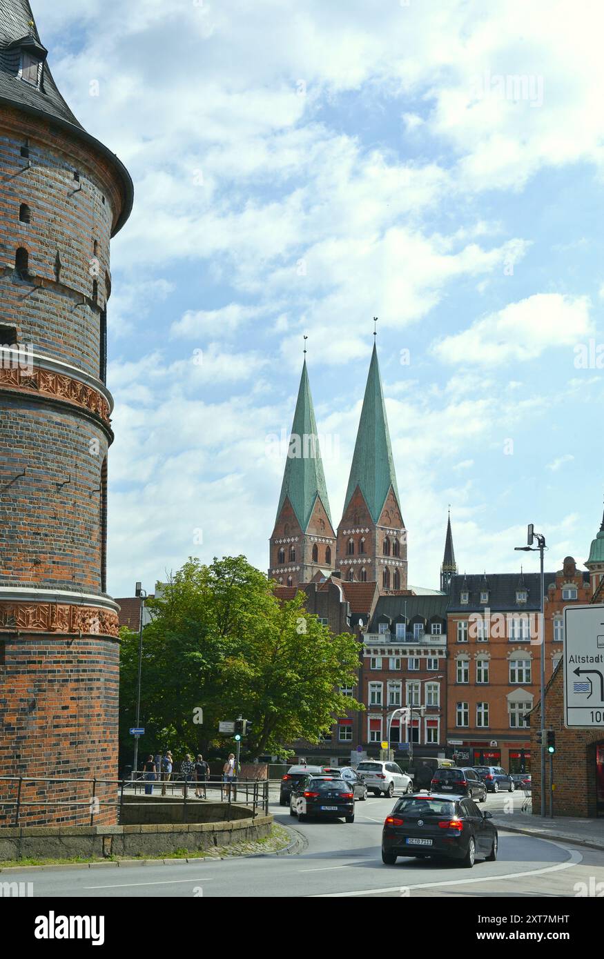 The Holsten Gate is one of the gates that marks the western boundary of ...