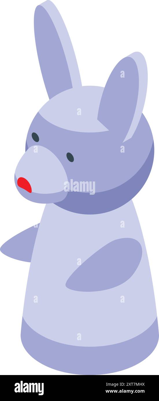 Bunny rabbit standing up looking Stock Vector Images - Alamy