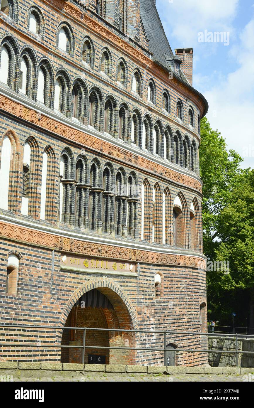 The Holsten Gate is one of the gates that marks the western boundary of ...