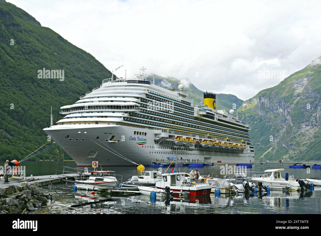 Costa Diadema, a Dream class cruise ship operated by Costa Crociere ...