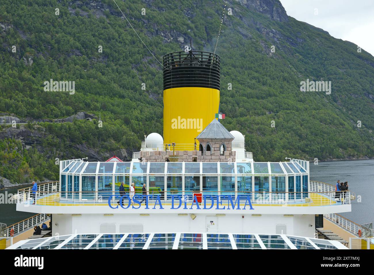 Costa Diadema, a Dream class cruise ship operated by Costa Crociere ...