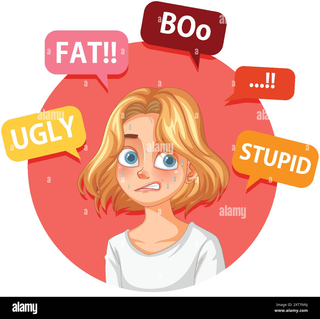 Distress abuse Stock Vector Images - Alamy