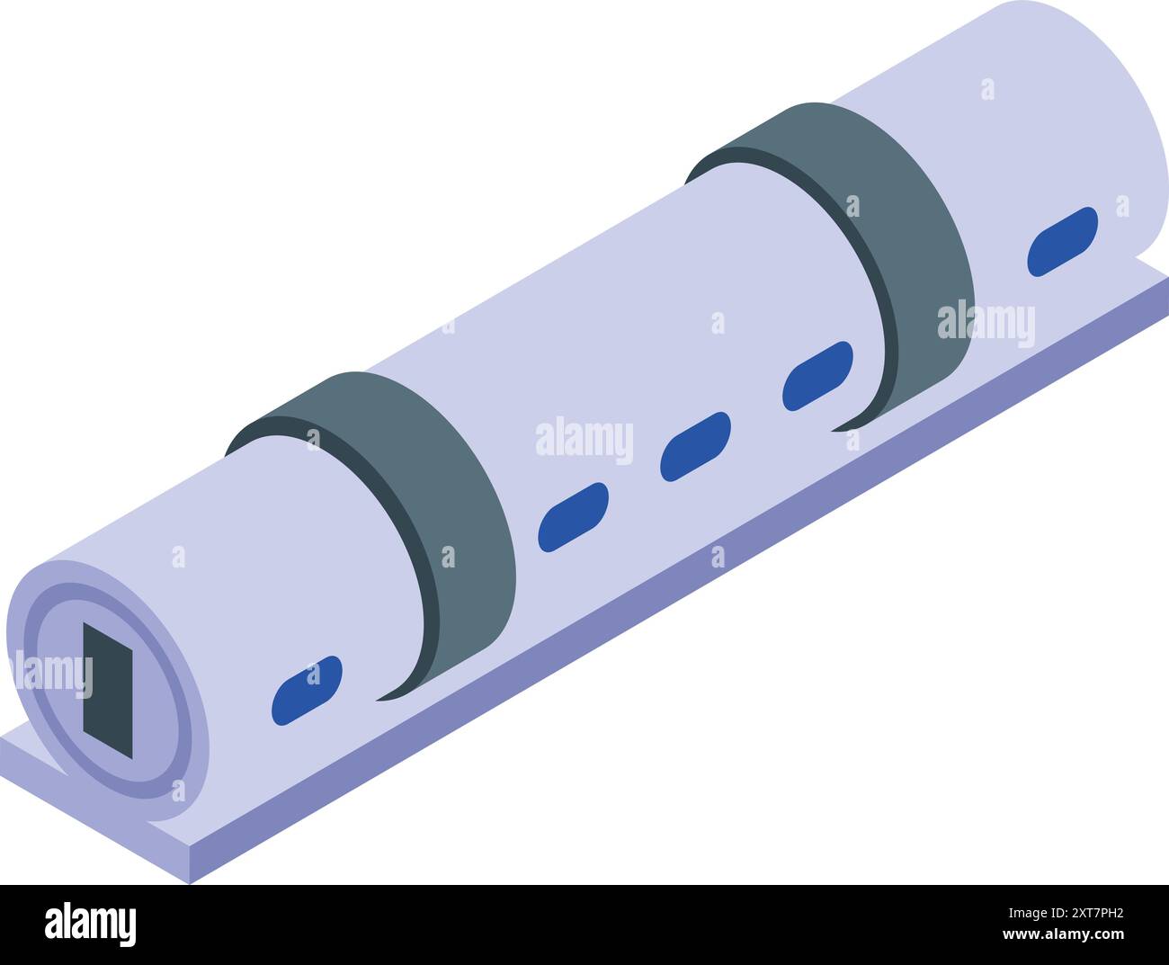 Futuristic high speed vacuum train traveling inside a tube ...