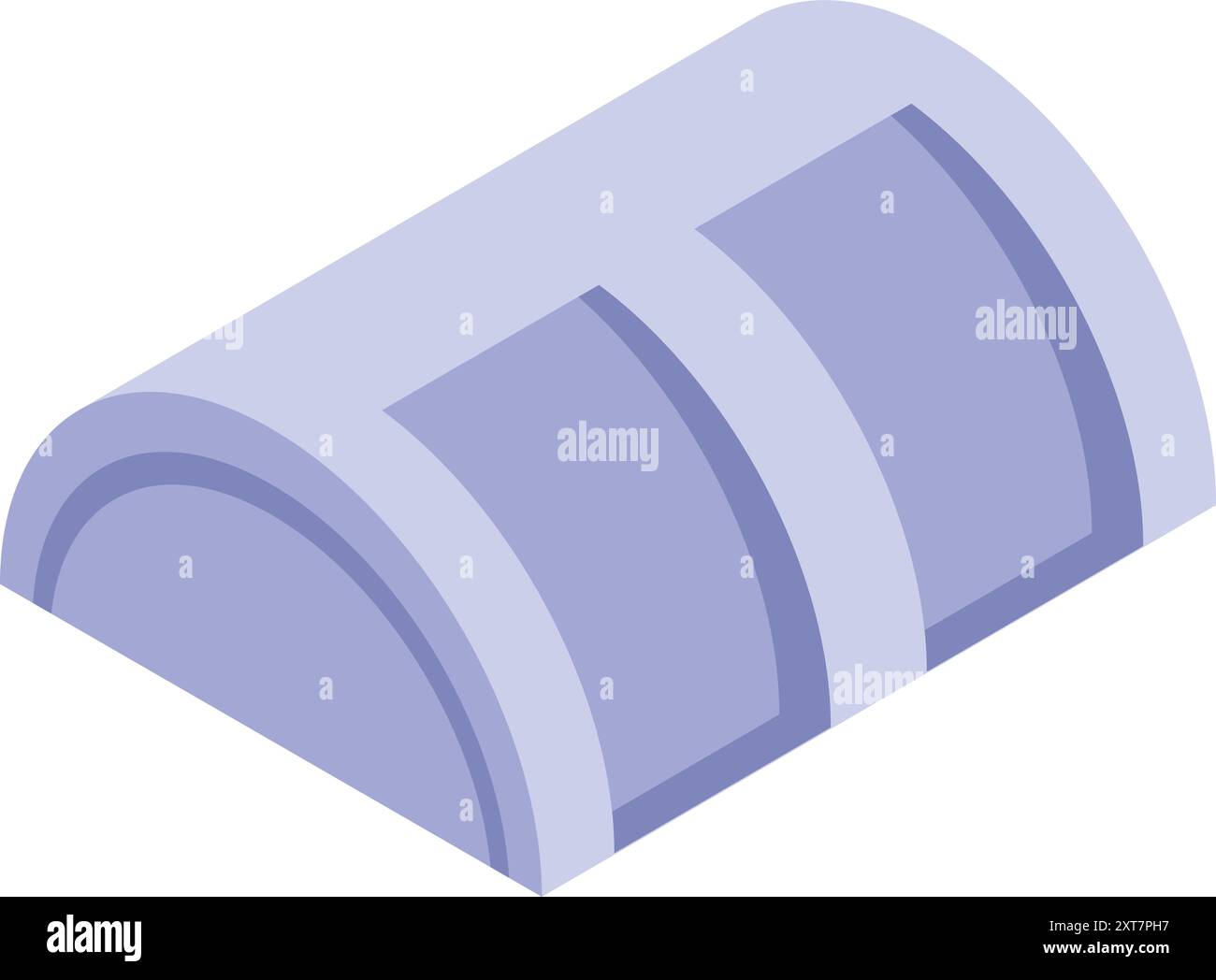 Large industrial building with a curved roof is being used for storage ...