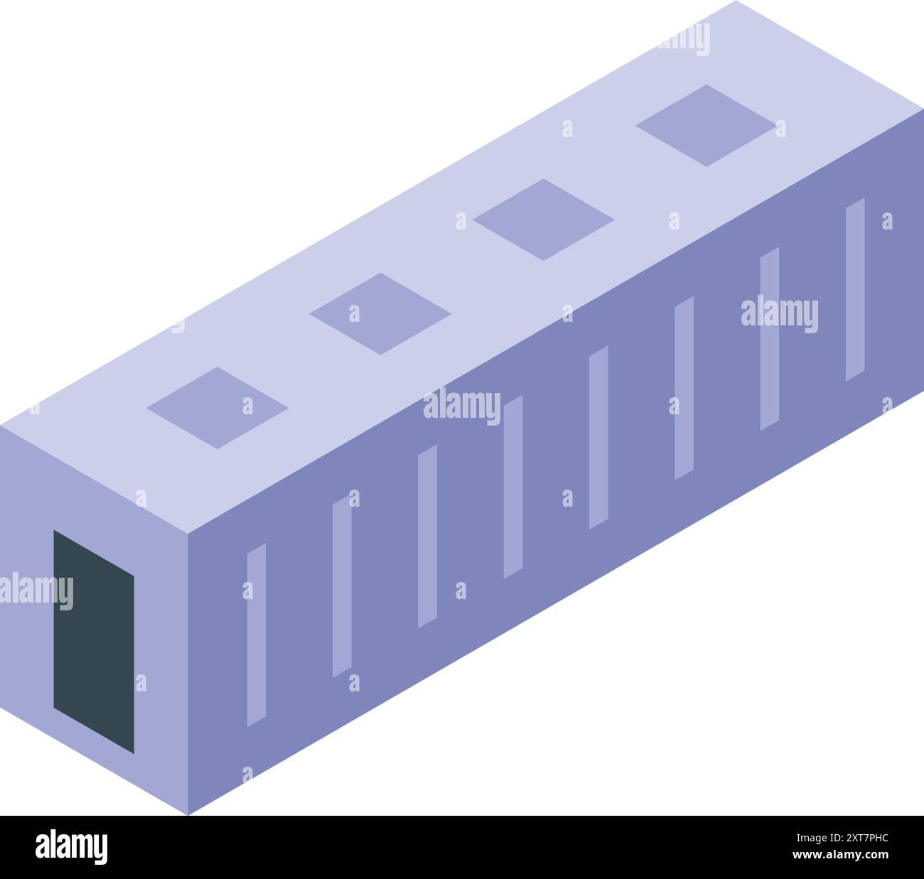 Shipping container representing international trade and the global ...