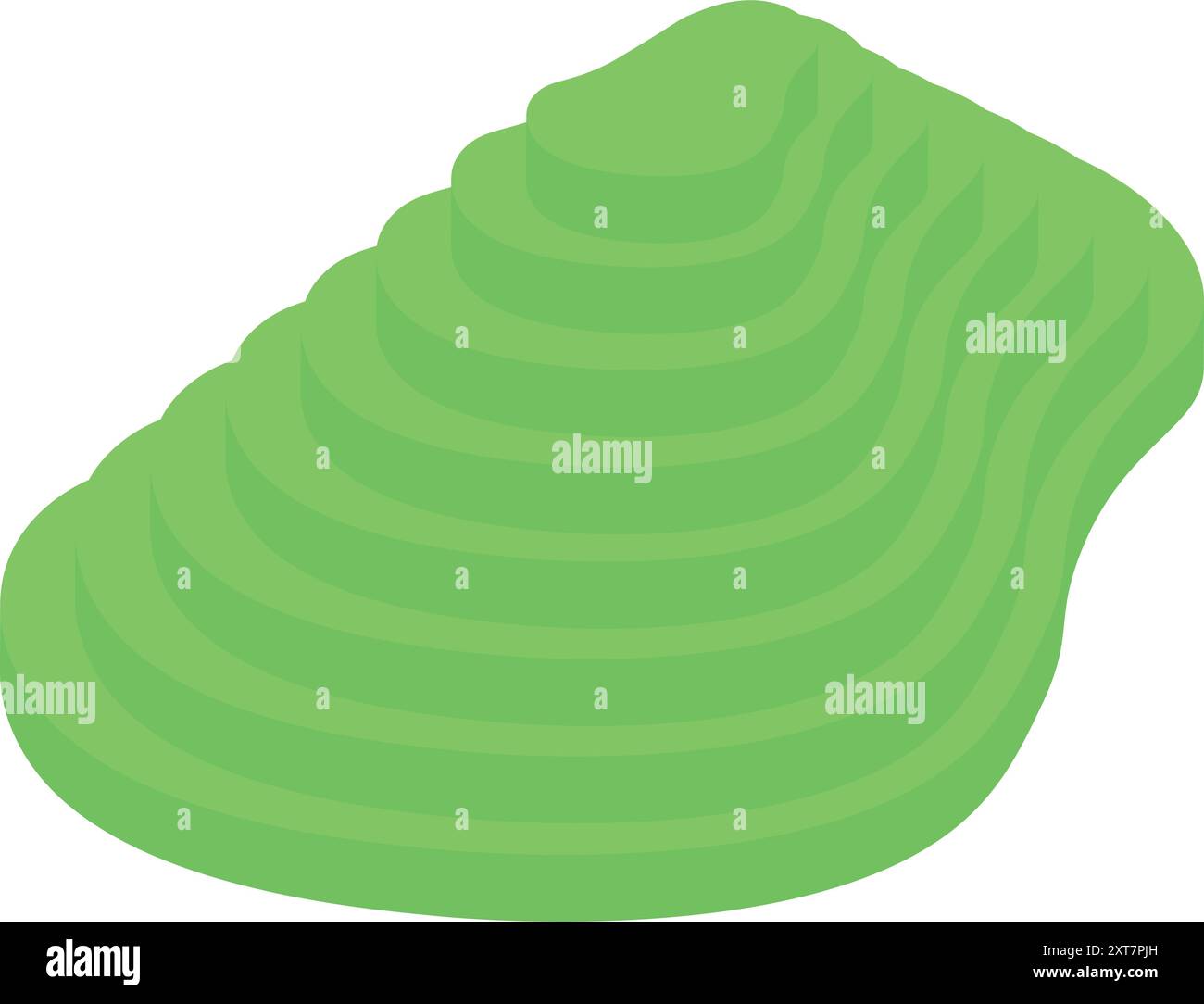 Travel rice cultivation terrace Stock Vector Images - Alamy