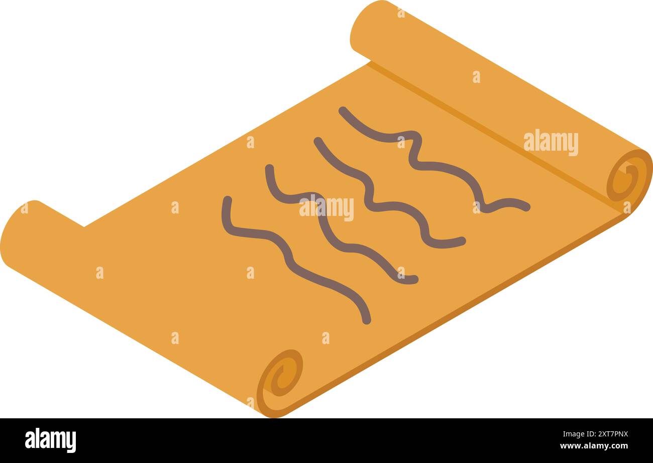 Ancient scroll is being unfurled, revealing faded writing that hints at ...