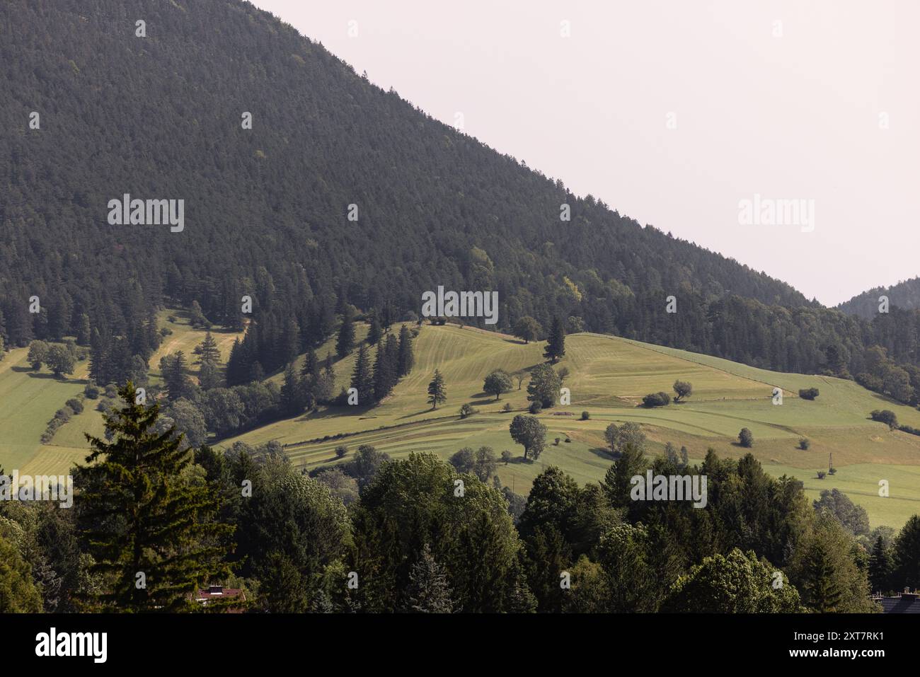 mountain landscape alps alpine landscpe photographed in summer Stock ...