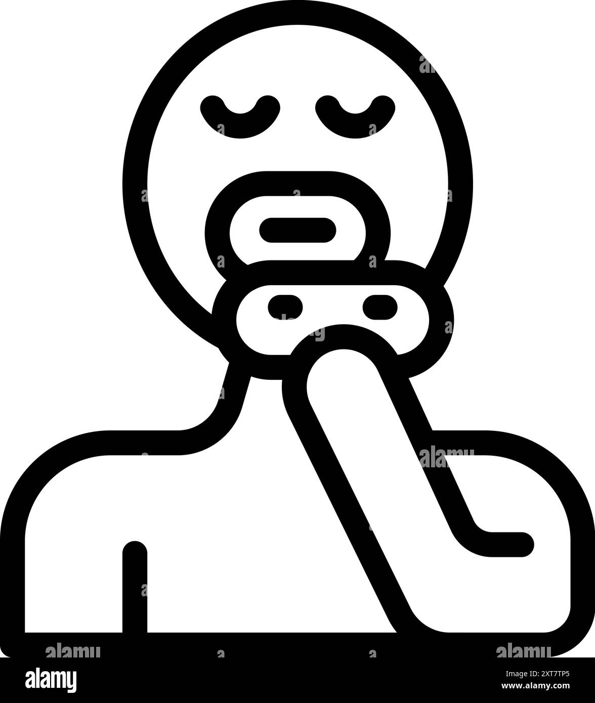 Swallowing tablets Stock Vector Images - Alamy