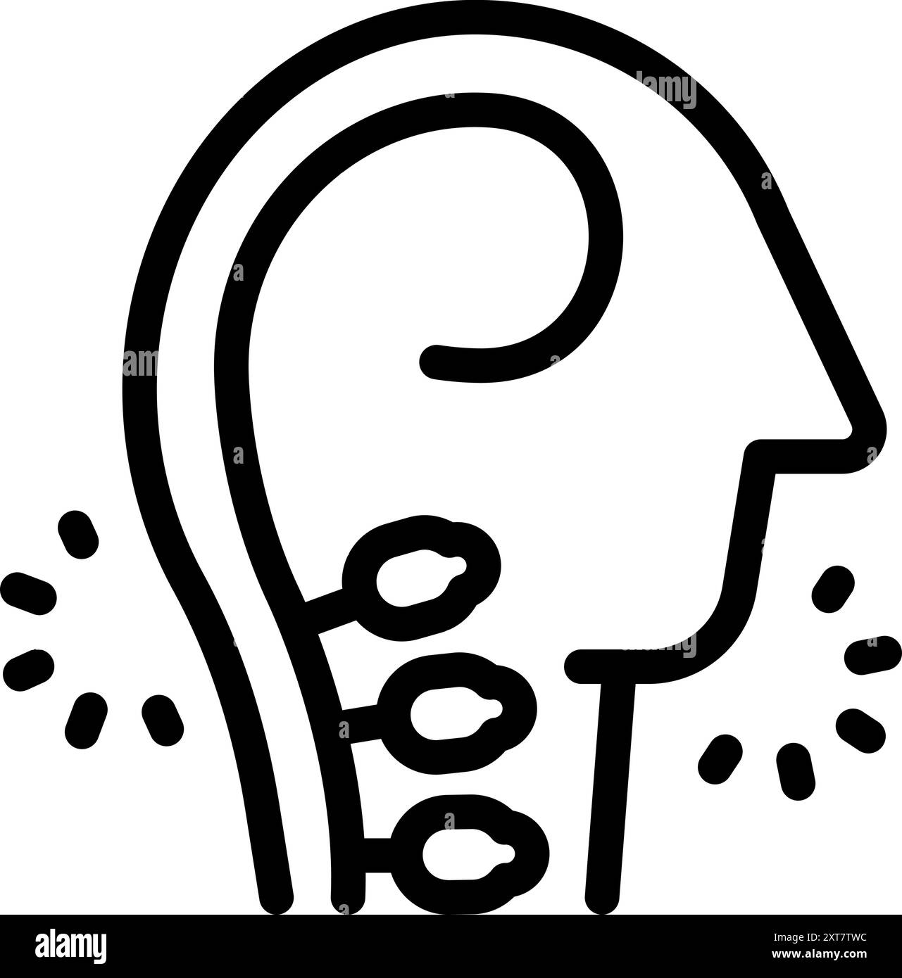 Swollen lymph nodes neck hi-res stock photography and images - Alamy