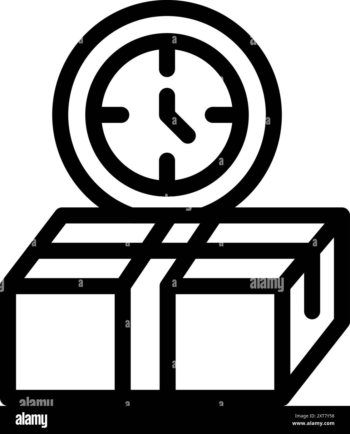 Swift package delivery icon Black and White Stock Photos & Images - Alamy