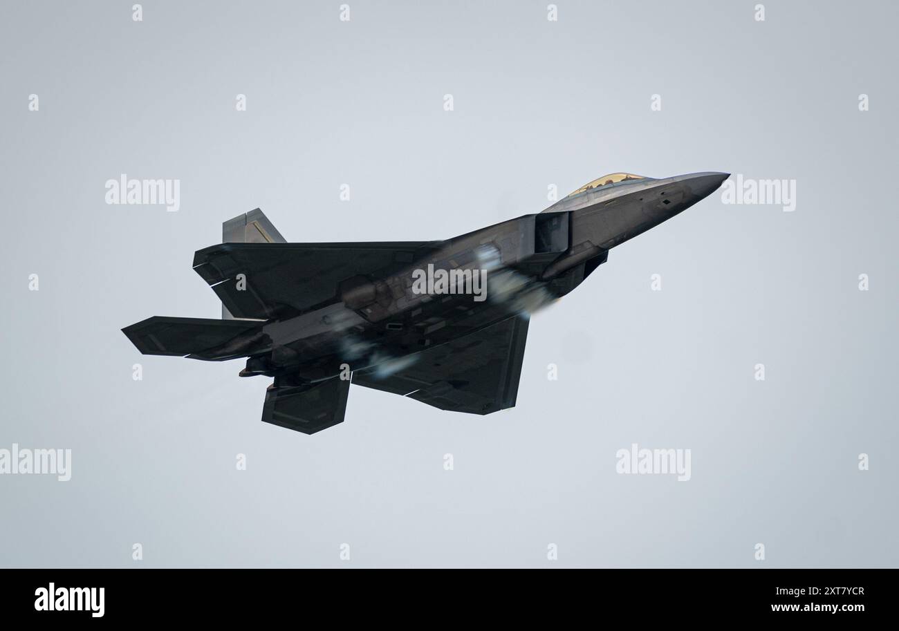 U.S. Air Force Capt. Samuel “RaZZ” Larson, F-22 Raptor Demonstration ...