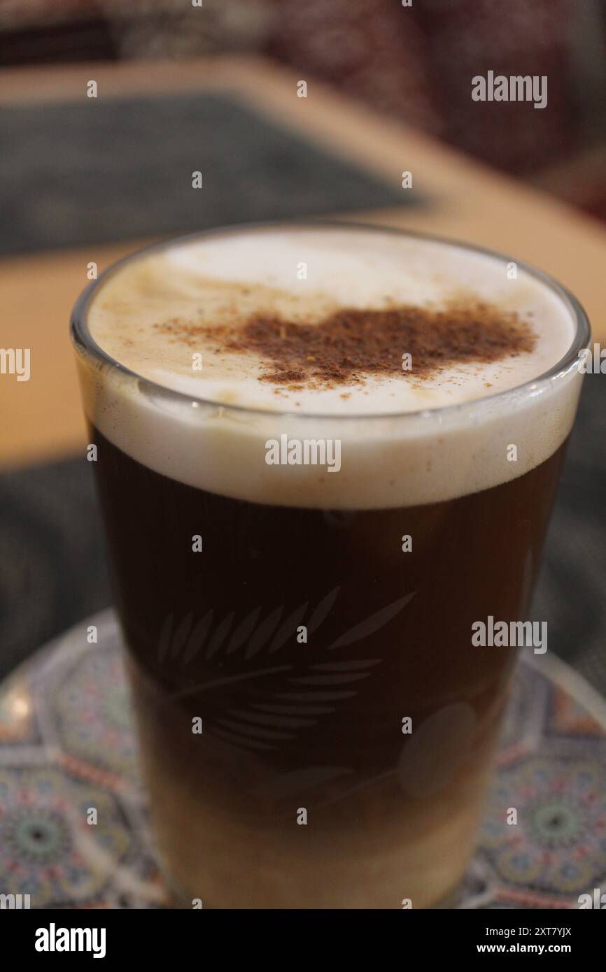 Moroccan cuisine: Moroccan spiced coffee Stock Photo - Alamy