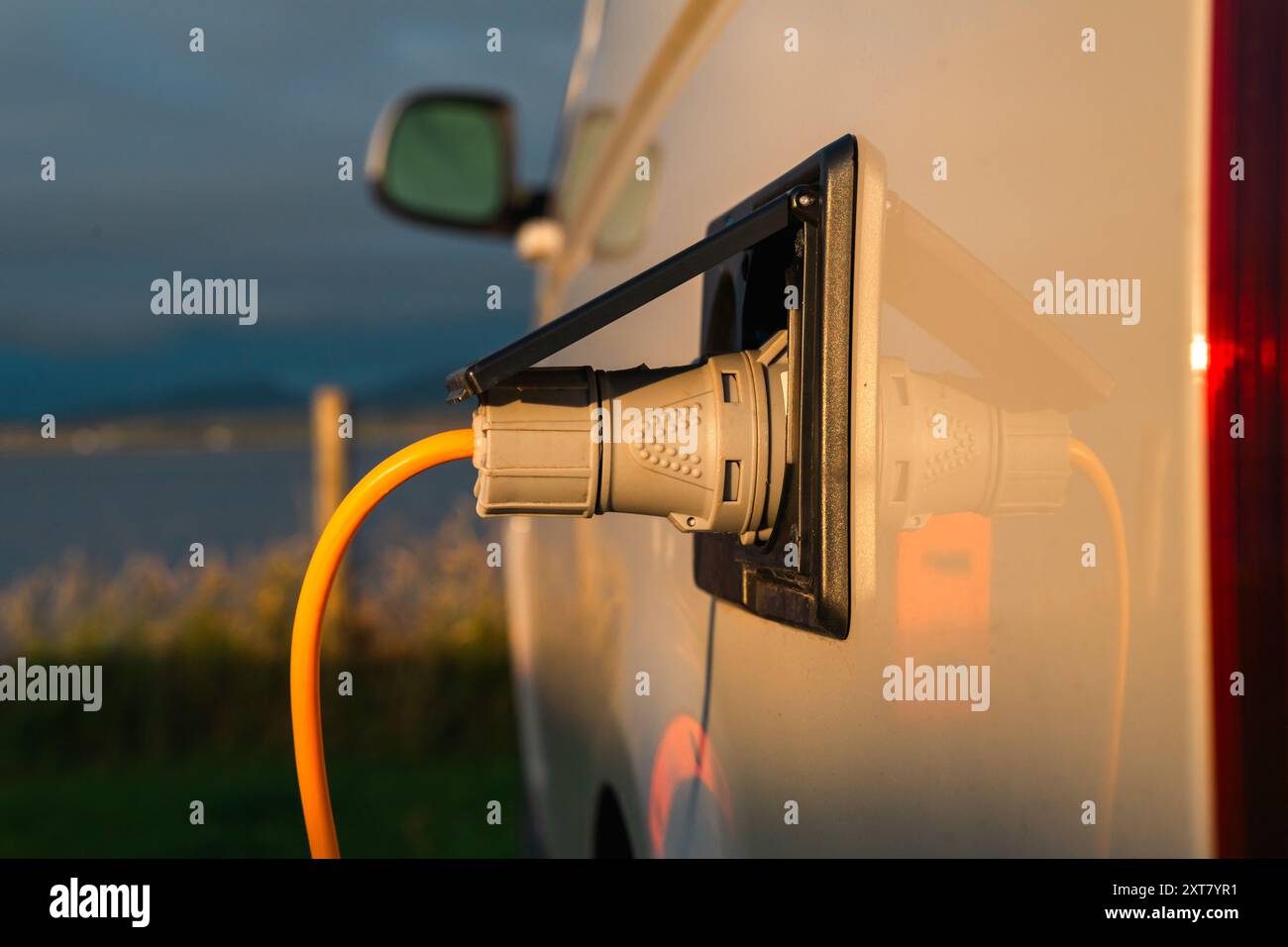 Campervan site mains hi-res stock photography and images - Alamy