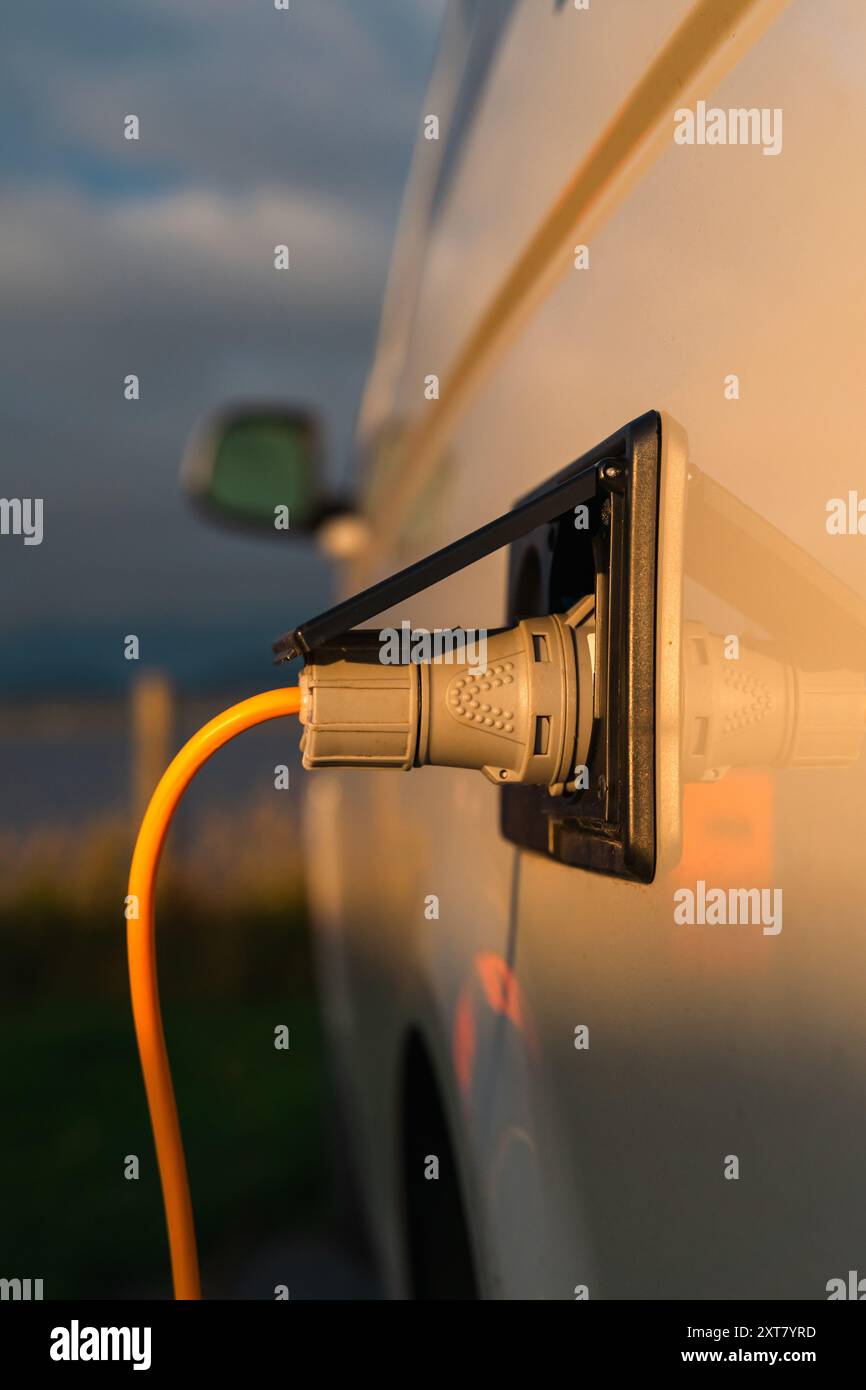 Campervan site mains hi-res stock photography and images - Alamy