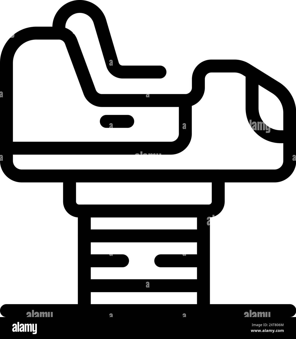 Amusement park ride simulator machine providing virtual reality ...