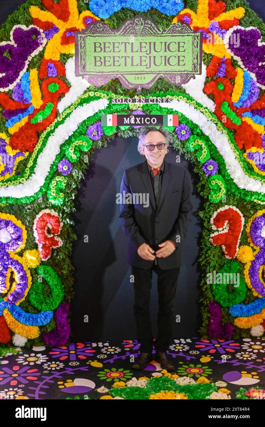 Beetlejuice Beetlejuice Mexico City Premiere Director Tim Burton Posing ...