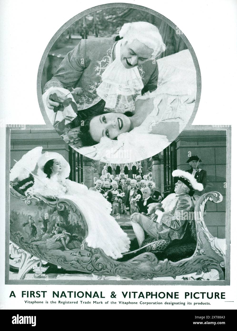 DOLORES DEL RIO and REGINALD OWEN as King Louis XV in MADAME DU BARRY ...