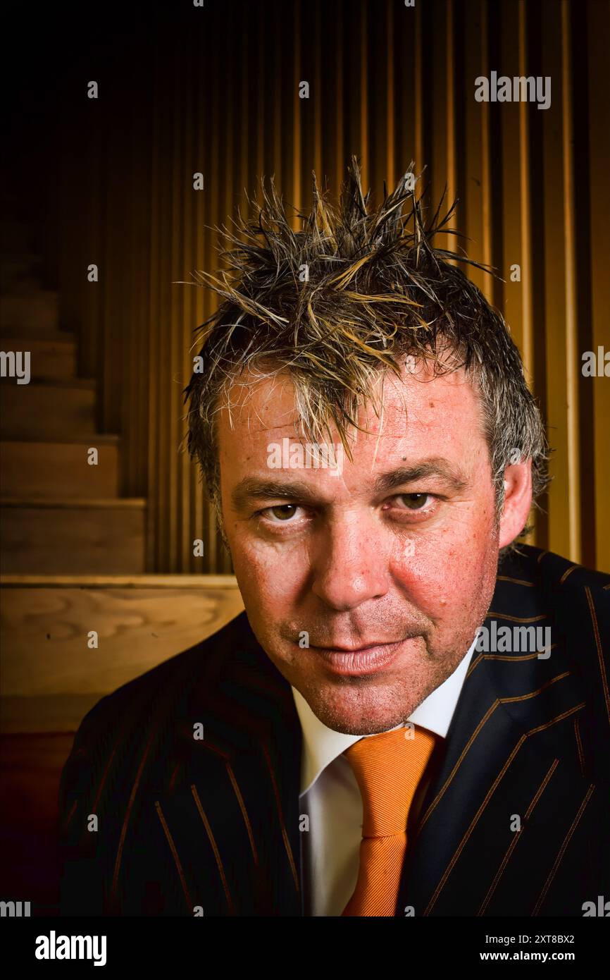 Darren Clarke Portraitsleather Stock Photo - Alamy