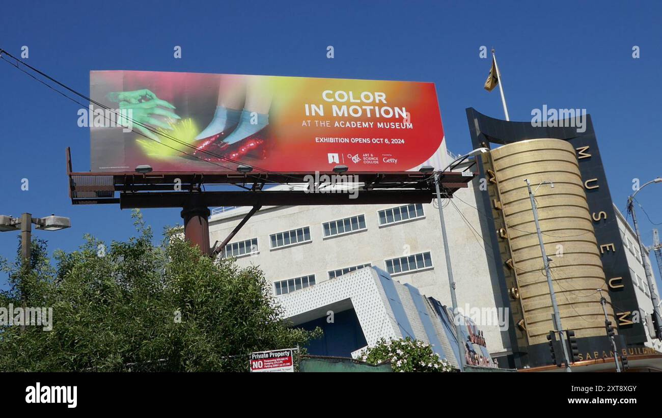 Los Angeles, California, USA 13th August 2024 Academy Museum Color in ...