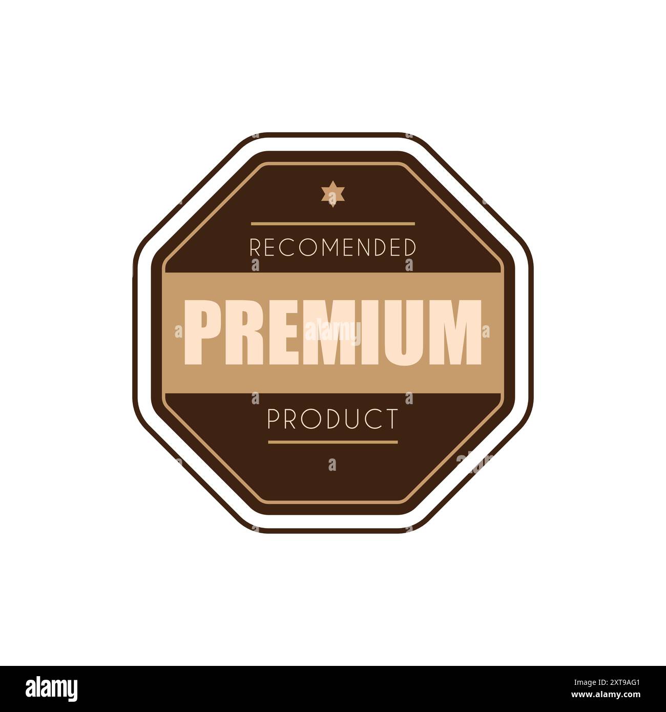 Premium product badge design element. Flat style vector illustration ...