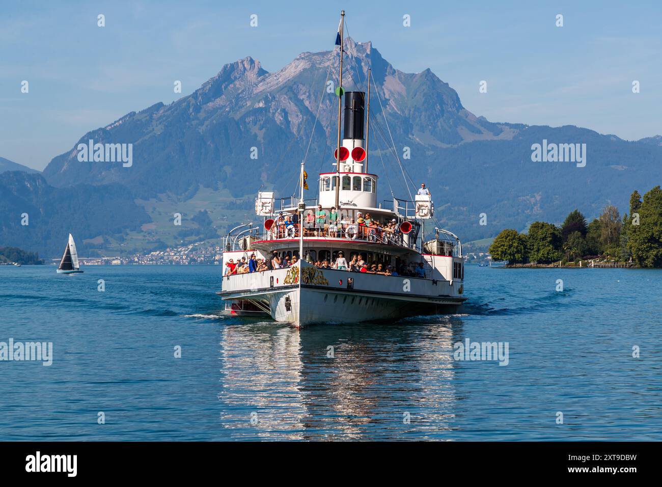 The paddle steamer Uri on Lake Lucerne is named after the canton in ...